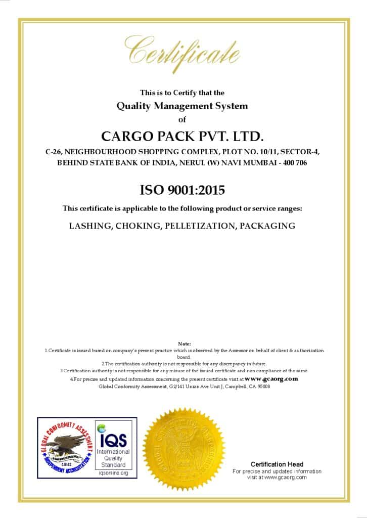 About Us - Cargopack.in.Pvt.Ltd